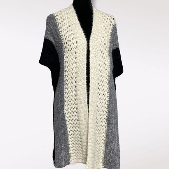 Odiva | Sweaters | Odiva Crochet Open Knit Cardigan Sweater Womens Os ...